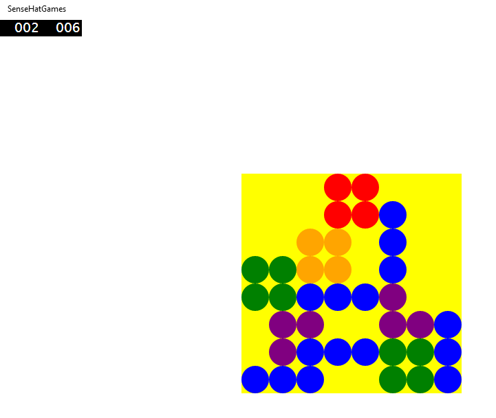 Snake and Tetris-like games with Sense HAT on a Raspberry Pi 2 loaded ...